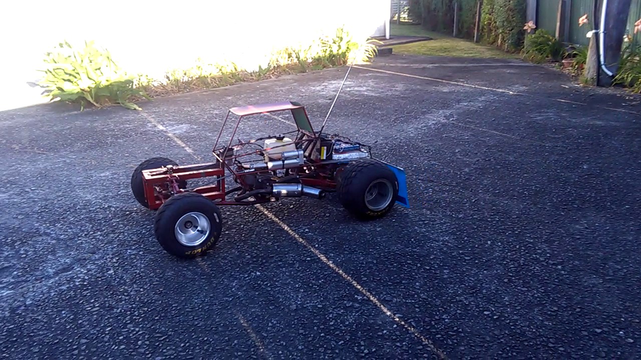 Homemade RC petrol Buggy - YouTube