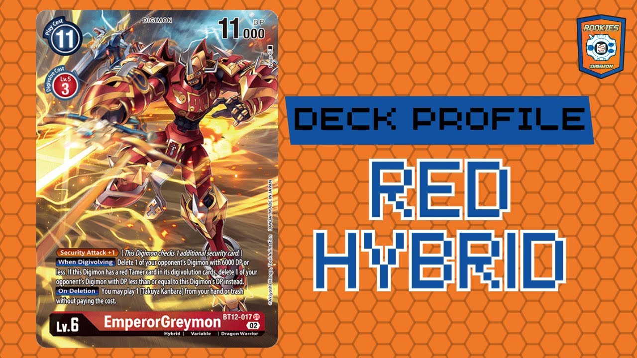 『Deck Profile』Red Hybrid BT14 𝅛 Como jugar con el deck y consejos para ...