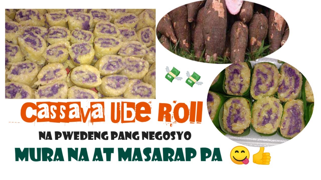 Cassava Ube roll Recipe na pwedeng pangNegosyo sa Maliit na puhunan ...