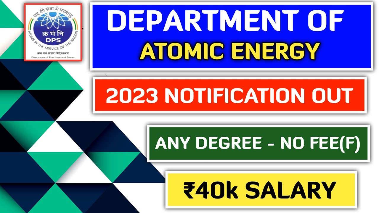 DPS DAE 2023 Notification Out | DPS DAE Recruitment 2023 | DPS DAE ...