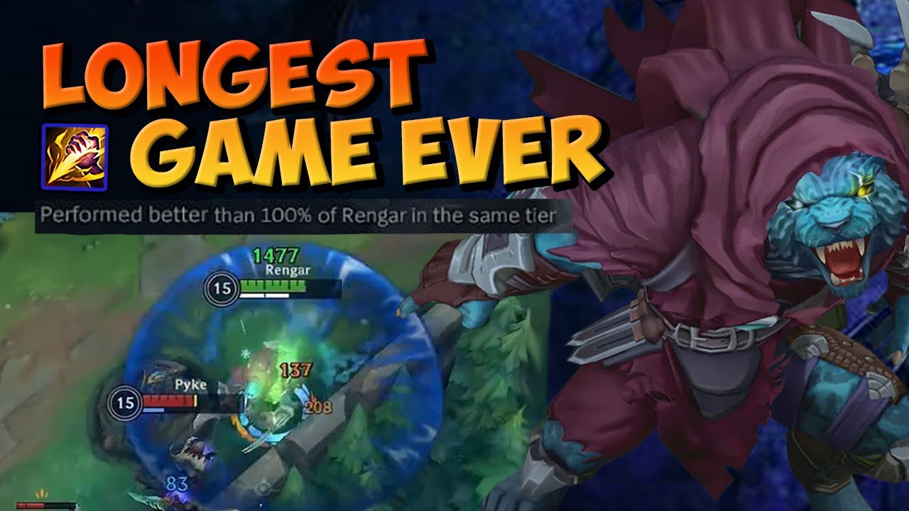 WILD RIFT RENGAR TANK BUILD - LONGEST GAME EVER - YouTube