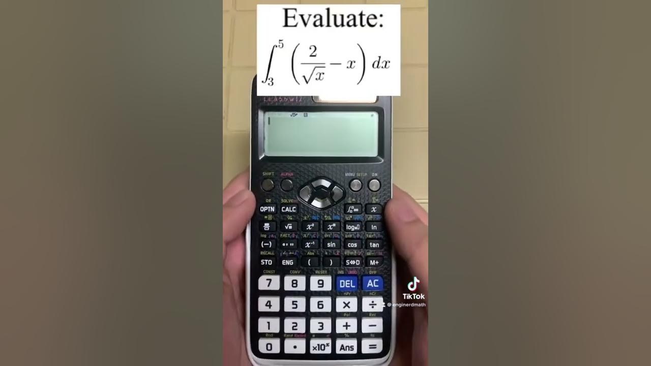 CALCULATOR 101 Part 6 Using Casio fx-991EX CLASSWIZ -Evaluating Definite Integrals - YouTube