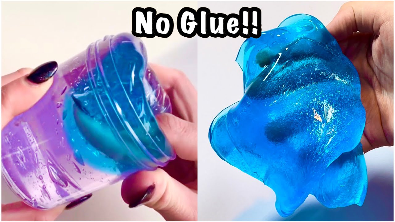 Salt Slime!! 🧂 How To Make No Glue Salt Slime!! - YouTube