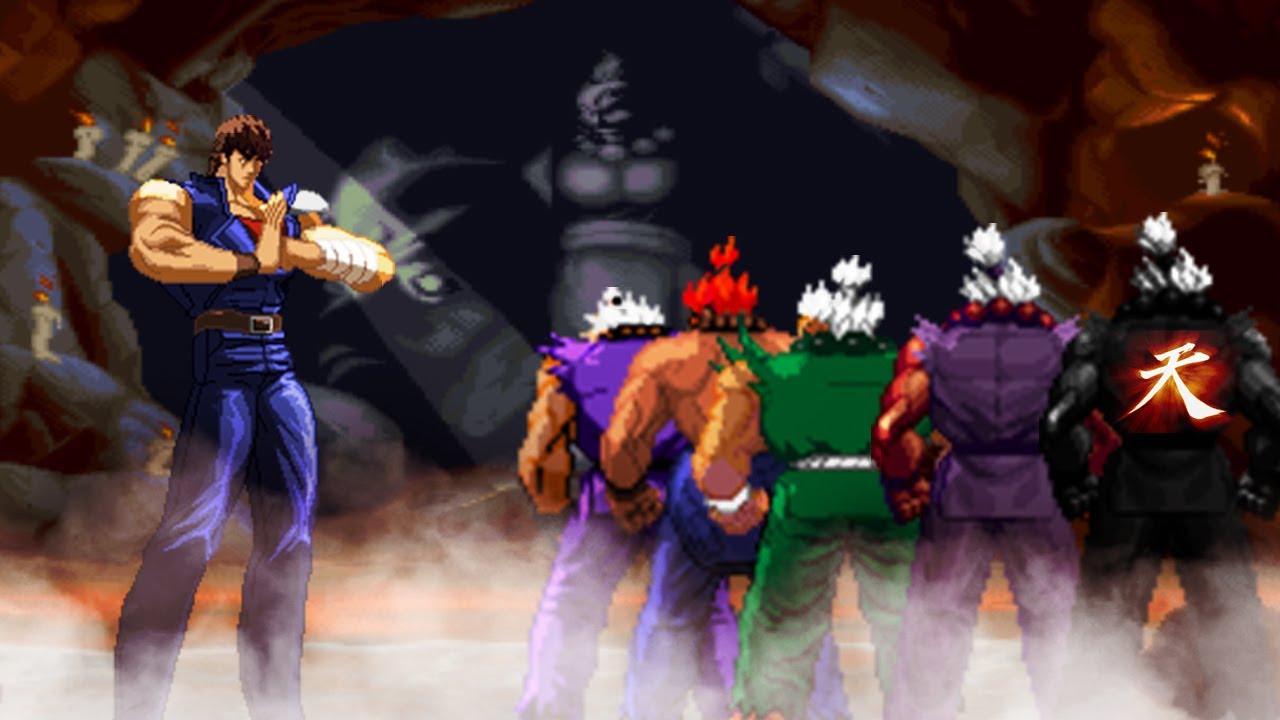 Kenshiro vs Dark Shin Akuma! Fist of the North Star vs Street Fighter ...