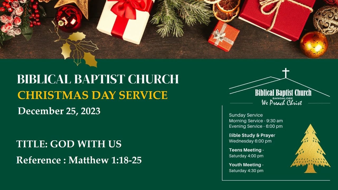 Christmas Day Service - YouTube