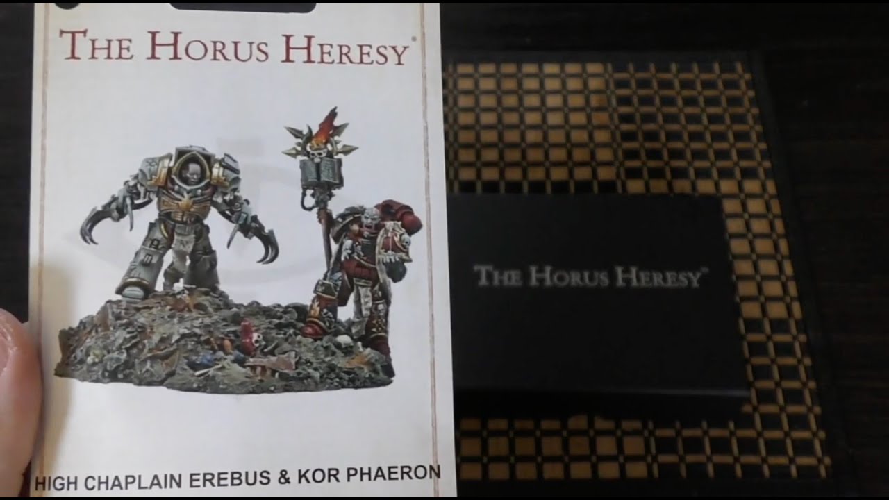 Word Bearers - Erebus and Kor Phaeron - Unboxing (HH) - YouTube
