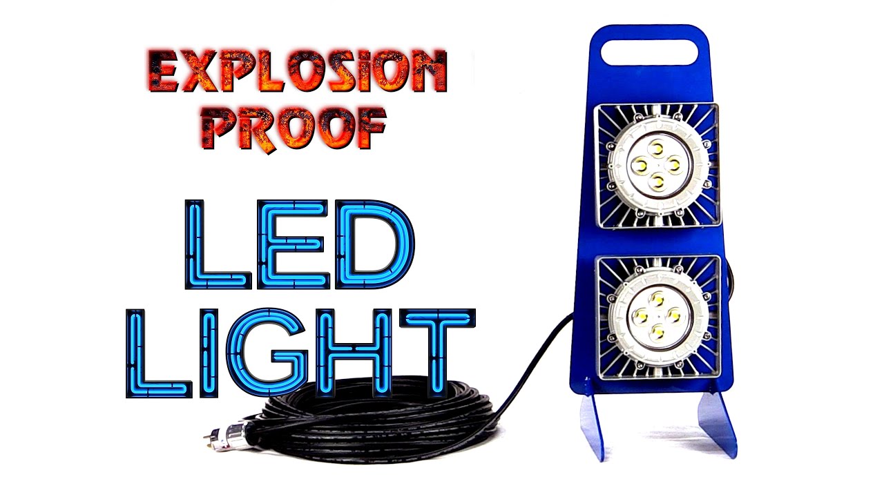 Explosion Proof Portable LED Light for Oil Drilling Rigs - YouTube