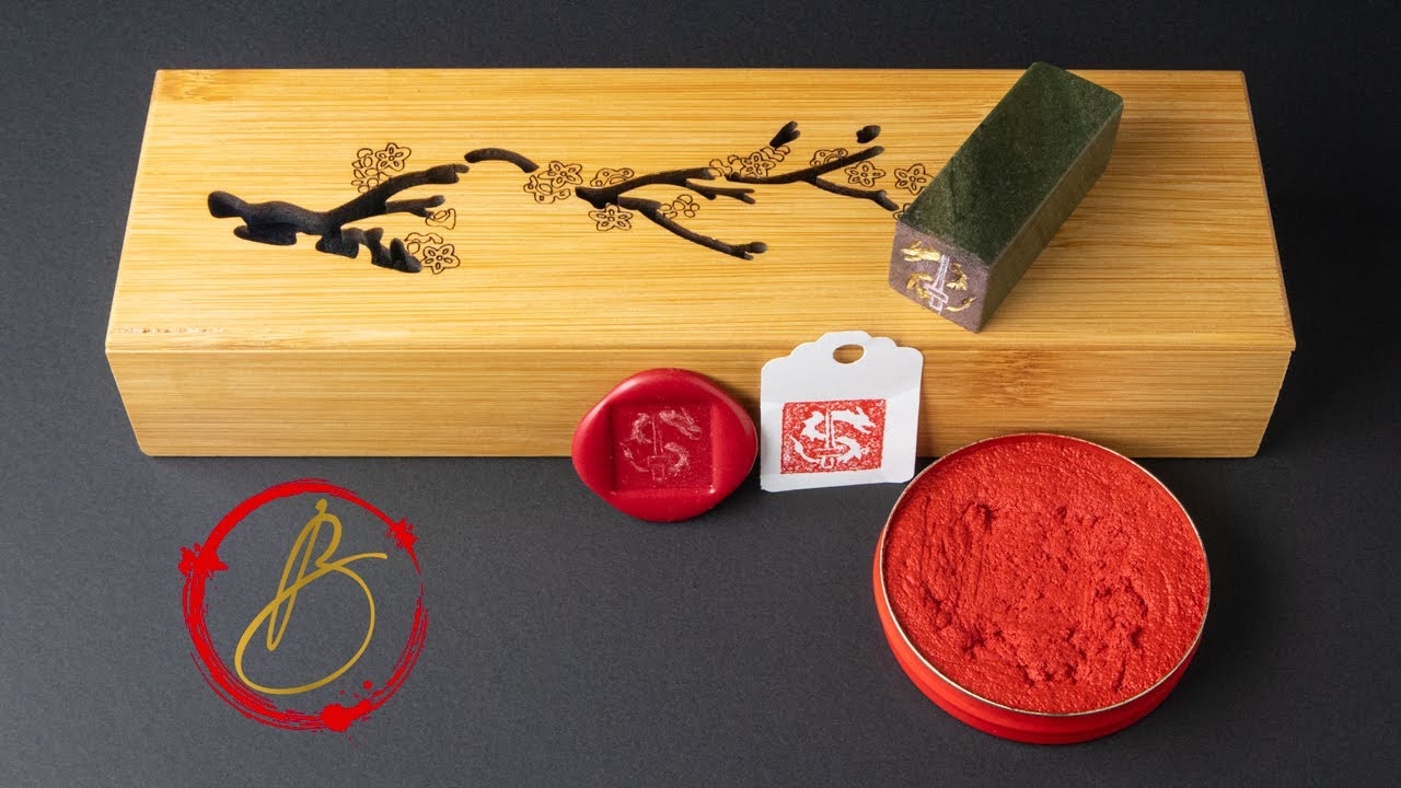 diy sceau chinois en pierre - YouTube