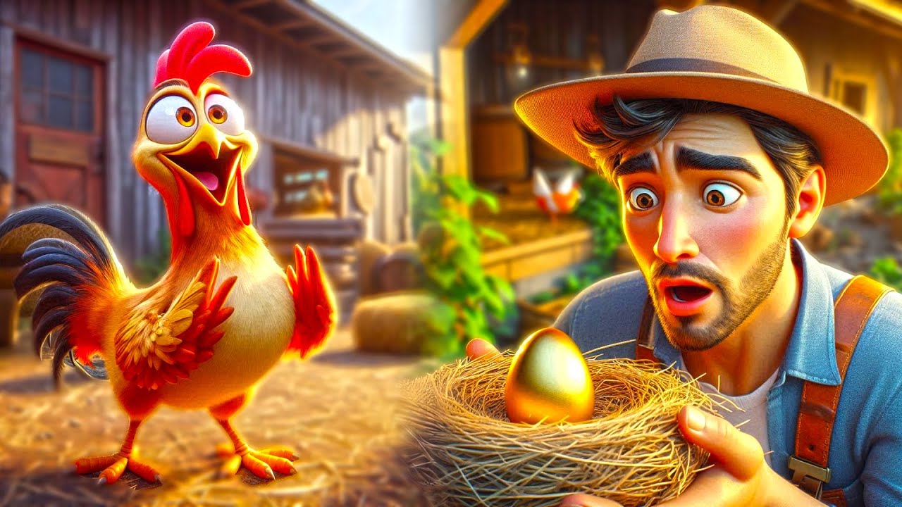 The Goose that Laid the Golden Eggs: Aesop's Fable Story | Animated ...