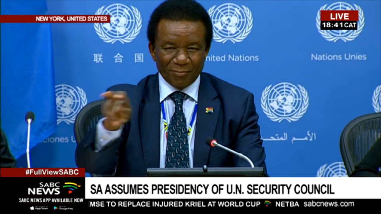 SA assumes Presidency of the UN Security Council: Jerry Matjila - YouTube