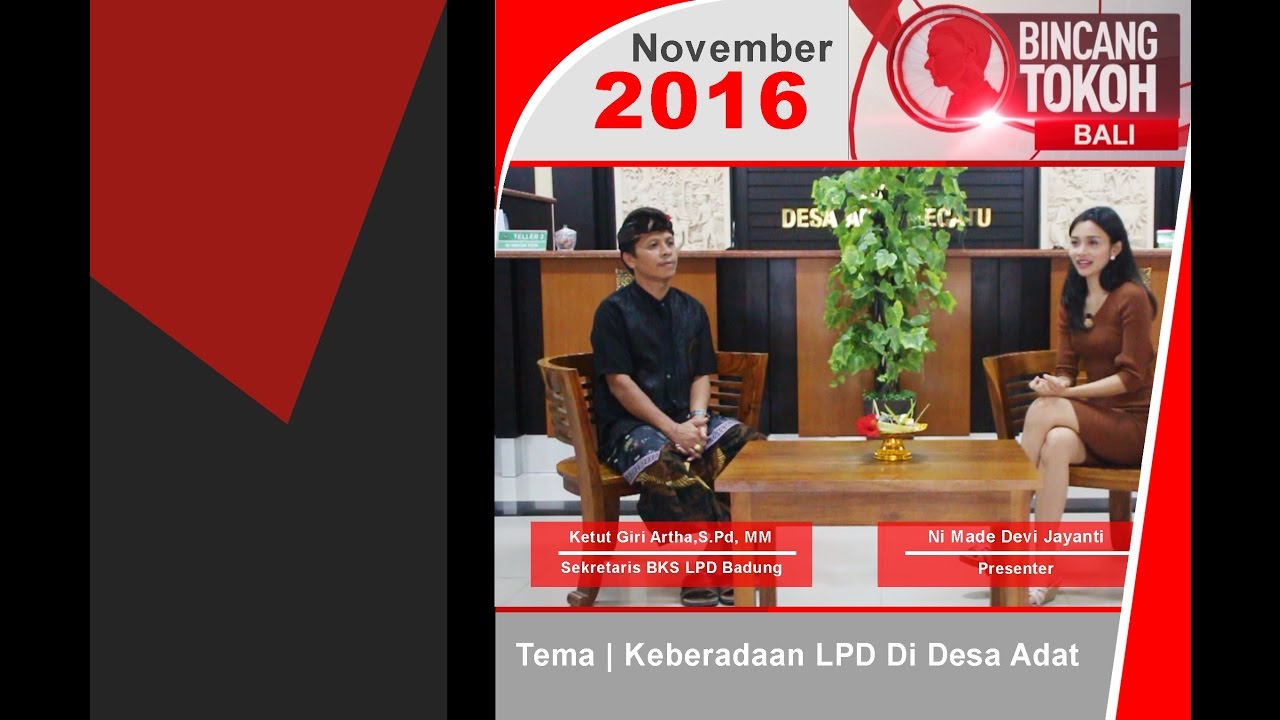 Bincang tokoh antv Bali, Ketut Giri Artha Ketua LPD Pecatu - YouTube
