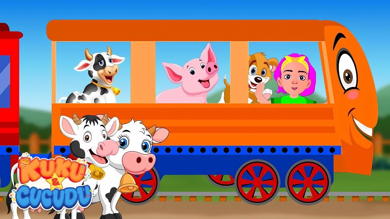 Train Choo Choo Song | Animal sounds | Kids songs & Nursery rhymes ...