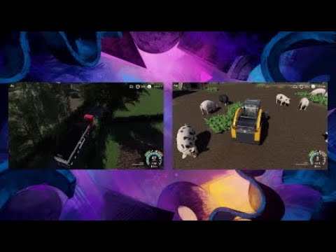 If Farming sim was split screen - YouTube