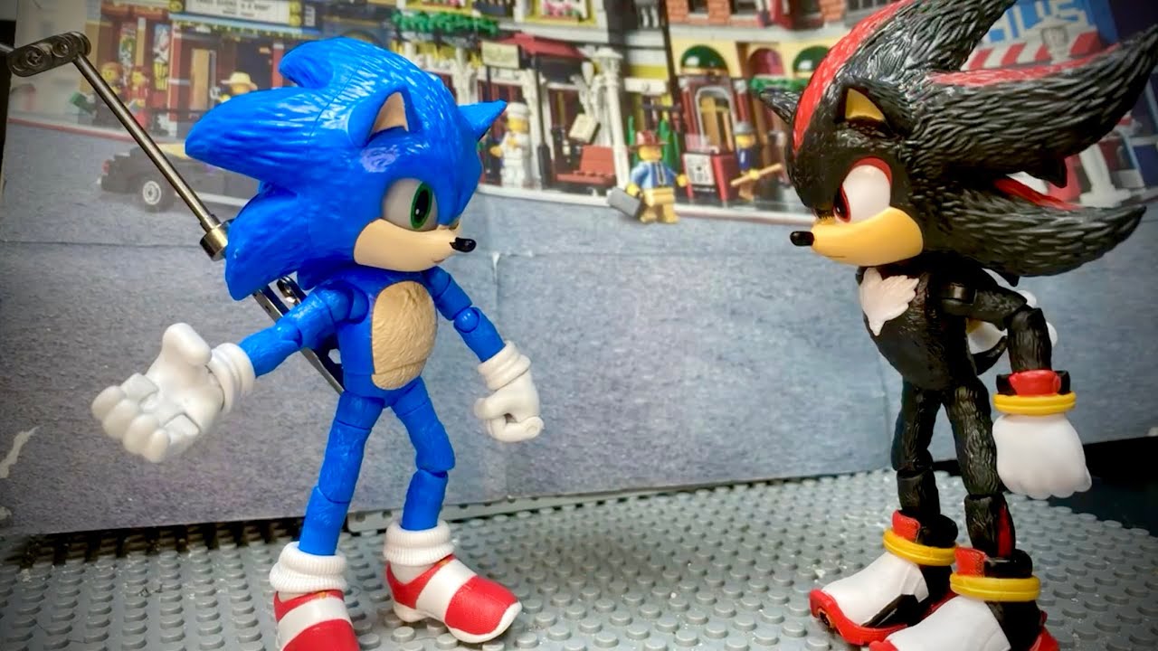 Sonic & Shadow | STOP MOTION - YouTube