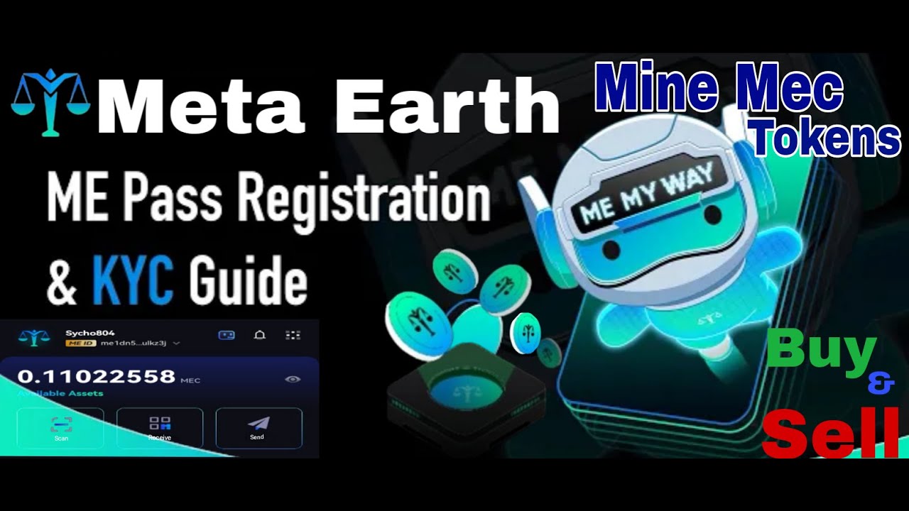 How To Create Account On Me Pass Meta Earth Wallet | Face And Advanced ...