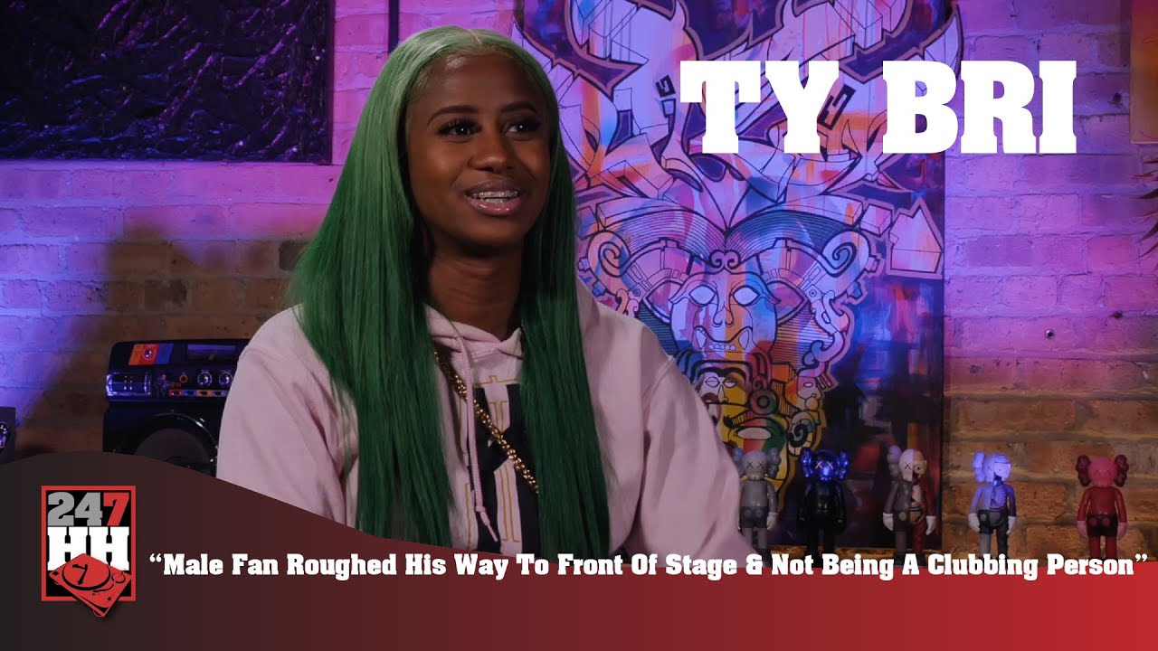 Ty Bri - Male Fan Roughed His Way To Front Of Stage & Not Being A ...