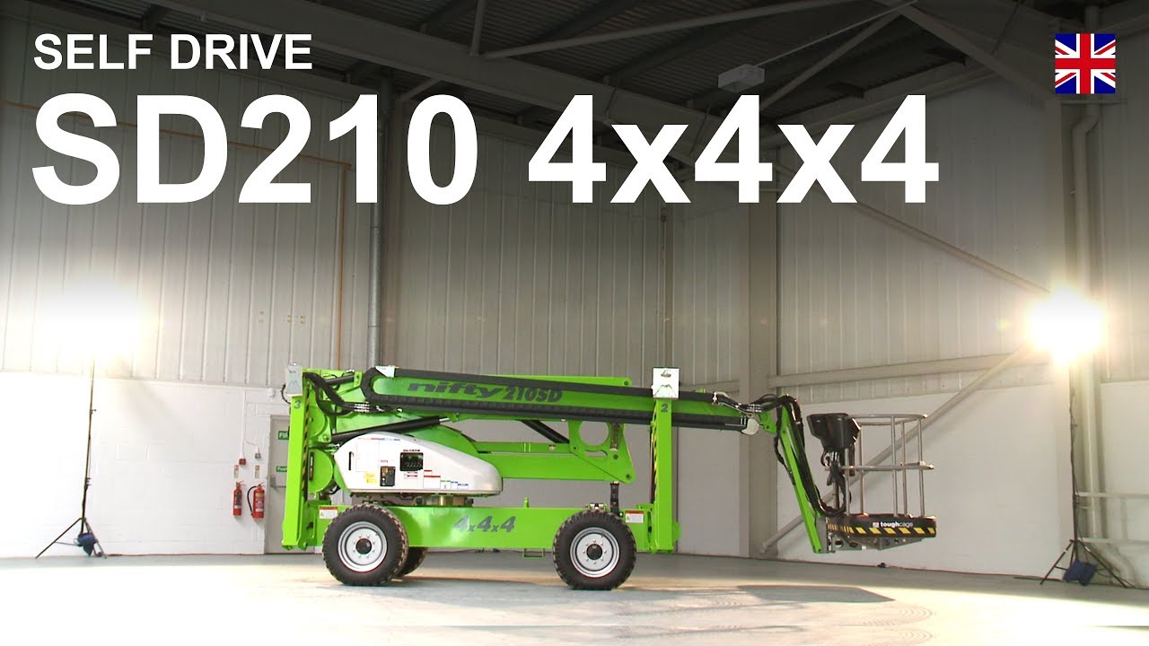 SD210 4x4x4 Product Video | Self Drive Work Platform from Niftylift ...
