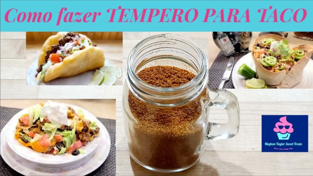 Como fazer tempero para COMIDA MEXICANA / TACO, ENCHILADAS, CHALUPAS ...