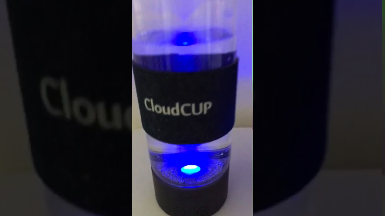 AlkaVoda AOA 480 CloudCup hydrogen water cup - YouTube