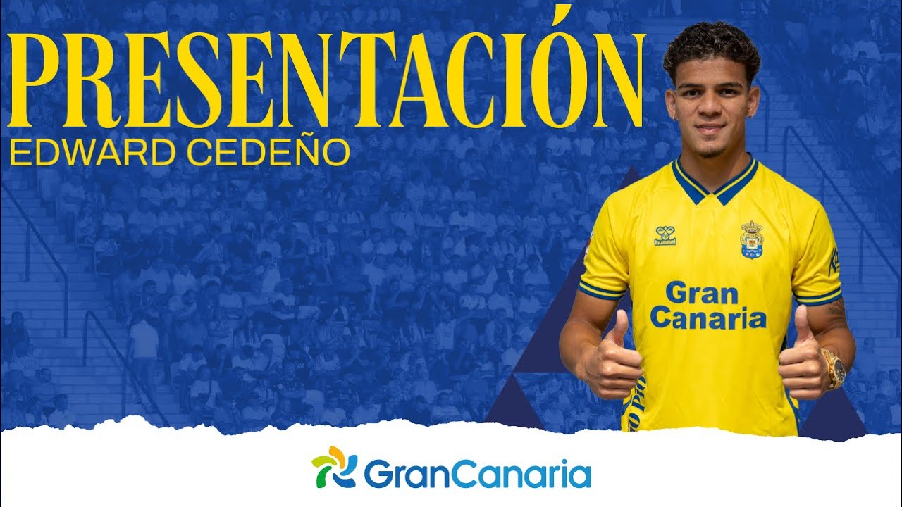 ¡No te pierdas la presentación de Edward Cedeño! | UD Las Palmas - YouTube