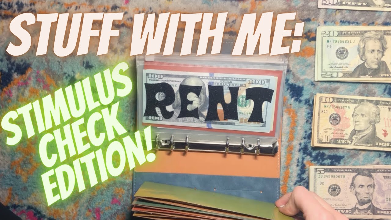 Stimulus Check Stuffing!!! Cash Envelopes and Sinking Funds!!! - YouTube