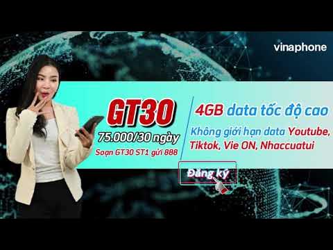 Gói GT30 #Vinaphone#Goicuoc4G#MienPhiData - YouTube
