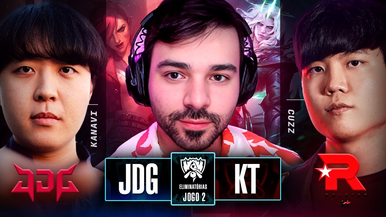 JDG x KT | Jogo 2 - MD5 | Worlds 2023 | Eliminatórias - DIA 12 - YouTube