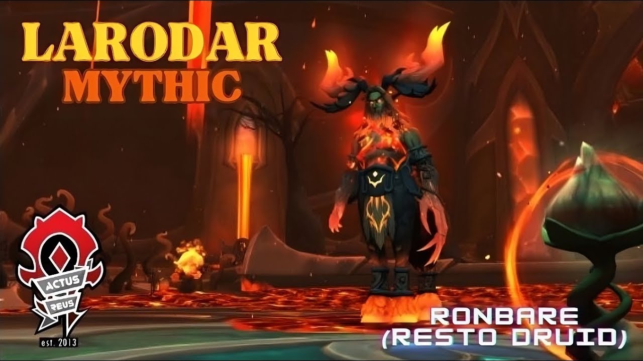 LARODAR (MYTHIC) Amirdrassil Raid 10.2 - Resto Druid POV Gameplay (with ...