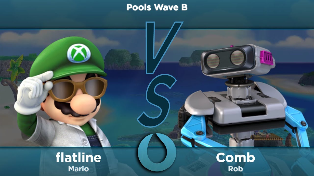Undertow 2023 Pools - flatline (Mario) vs Comb (ROB) - YouTube