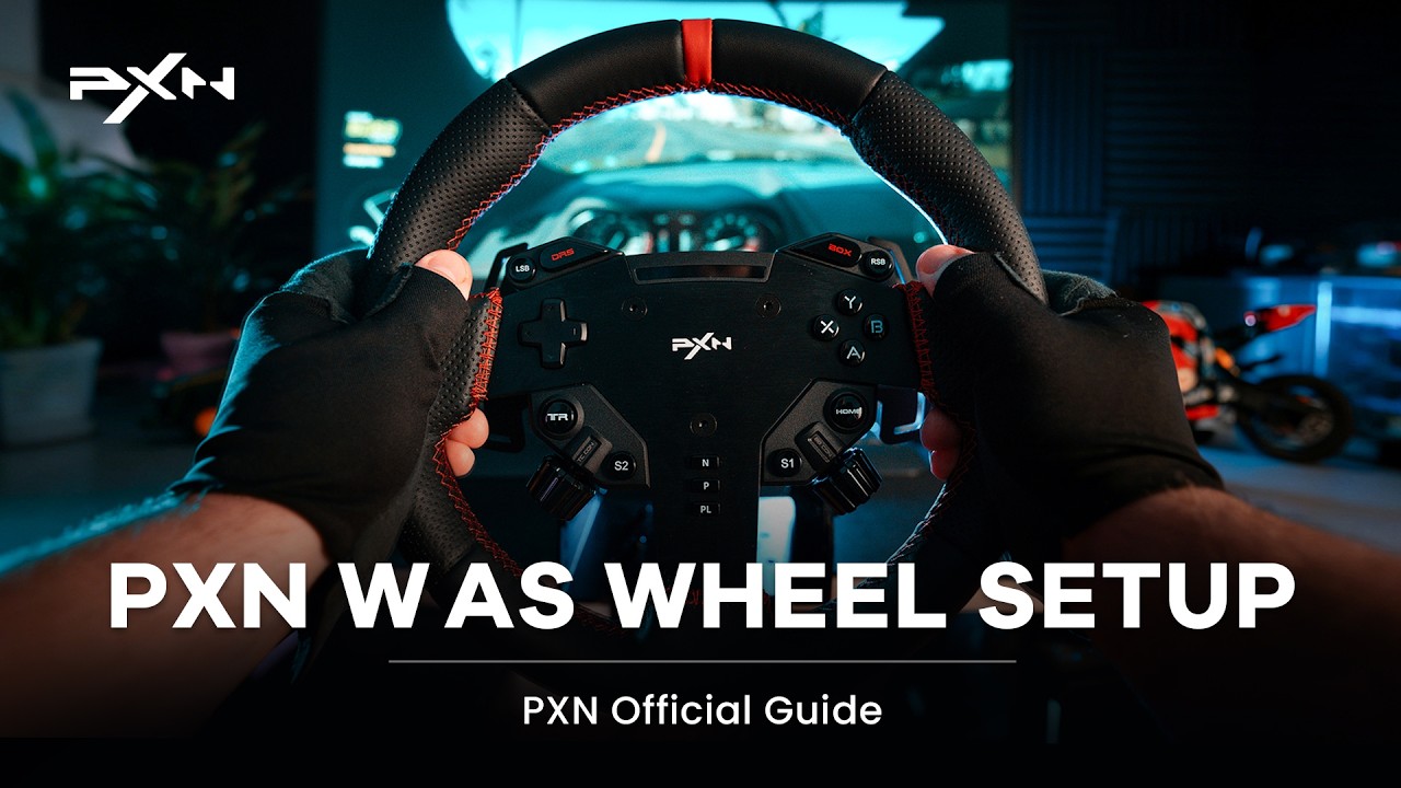 PXN W AS Steering Wheel Setup in PXN SimRacing & In-Game丨PXN Official ...
