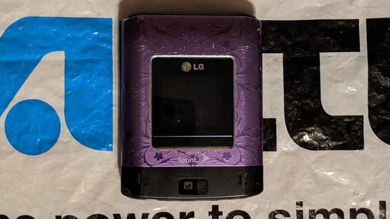 Sprint PCS LG Lotus - YouTube