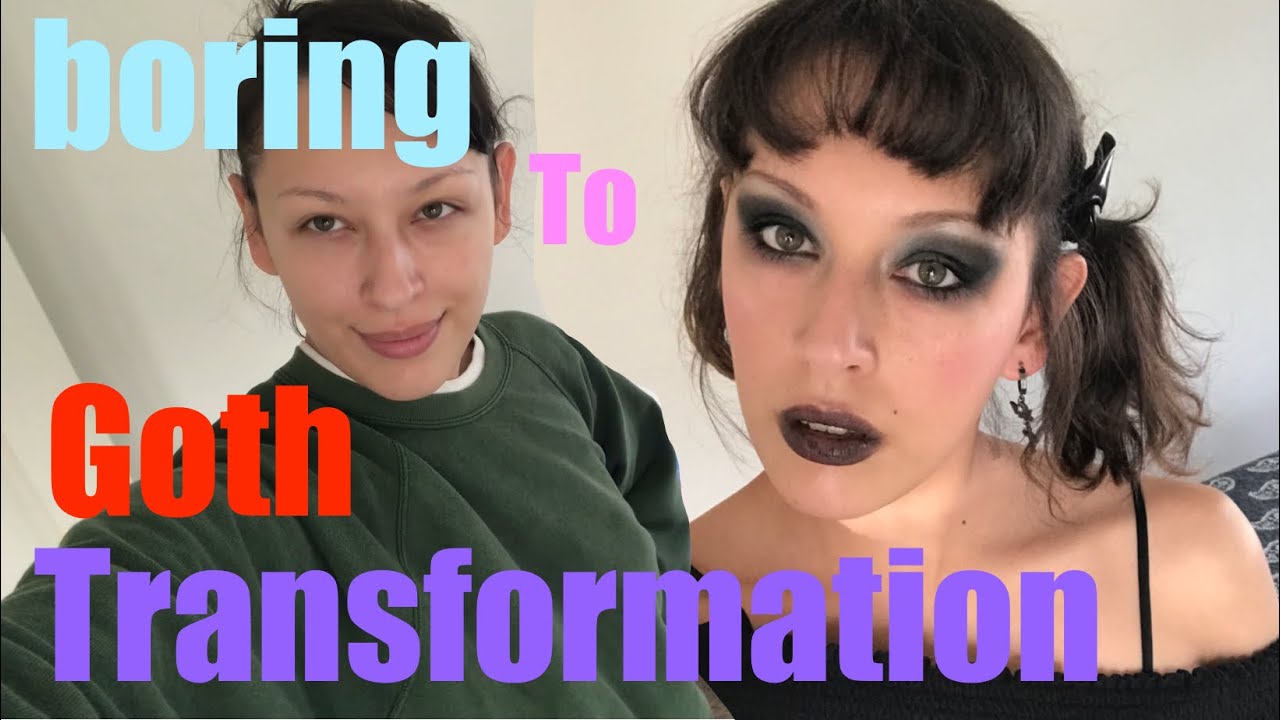 boring to Goth transformation - YouTube