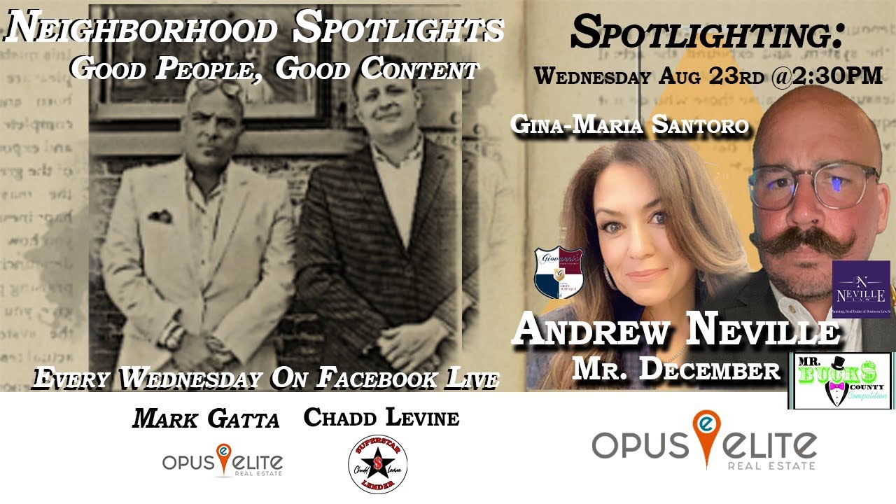 Neighborhood Spotlights Is Back with Mr. December, Andrew Neville ...
