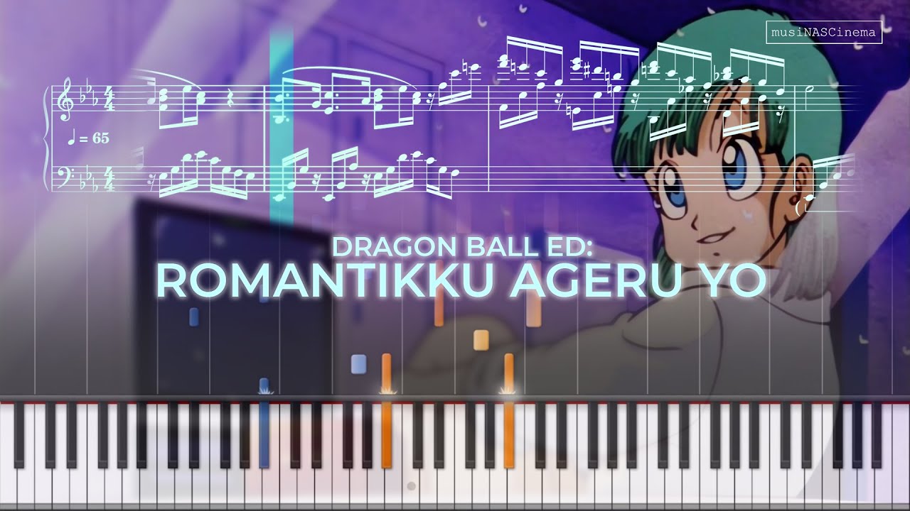 Dragon Ball: Romantic Ageru Yo || Piano Tutorial - YouTube