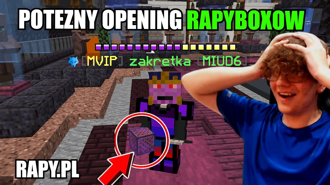 ZROBIŁEM POTĘZNY OPENING RAPYBOXÓW na BOXPVP RAPY.PL | LOSOWANIE 10 MLD ...