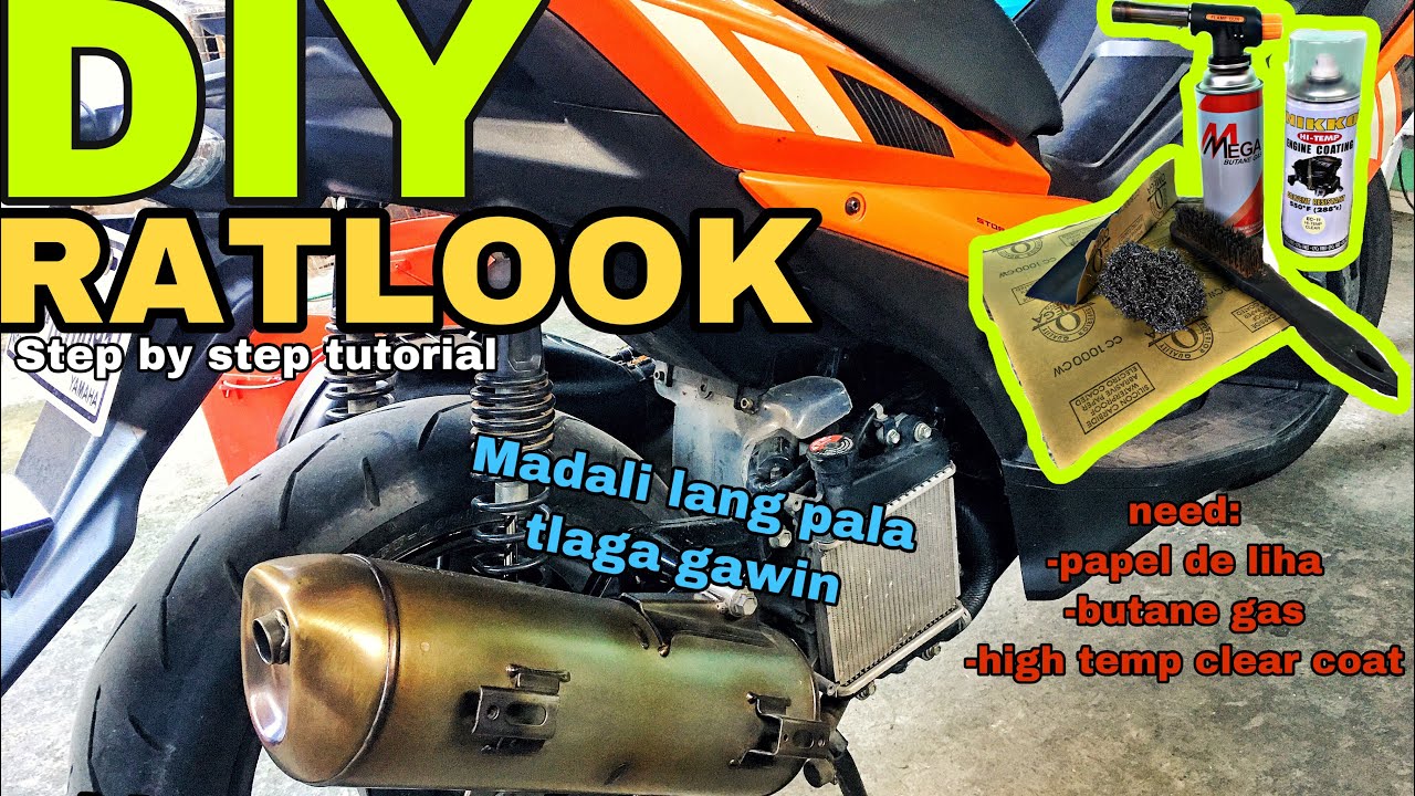 DIY RATLOOK PIPE AEROX 155 | TAKAW TINGEN SOBRA | Simple Upgrade | Easy ...