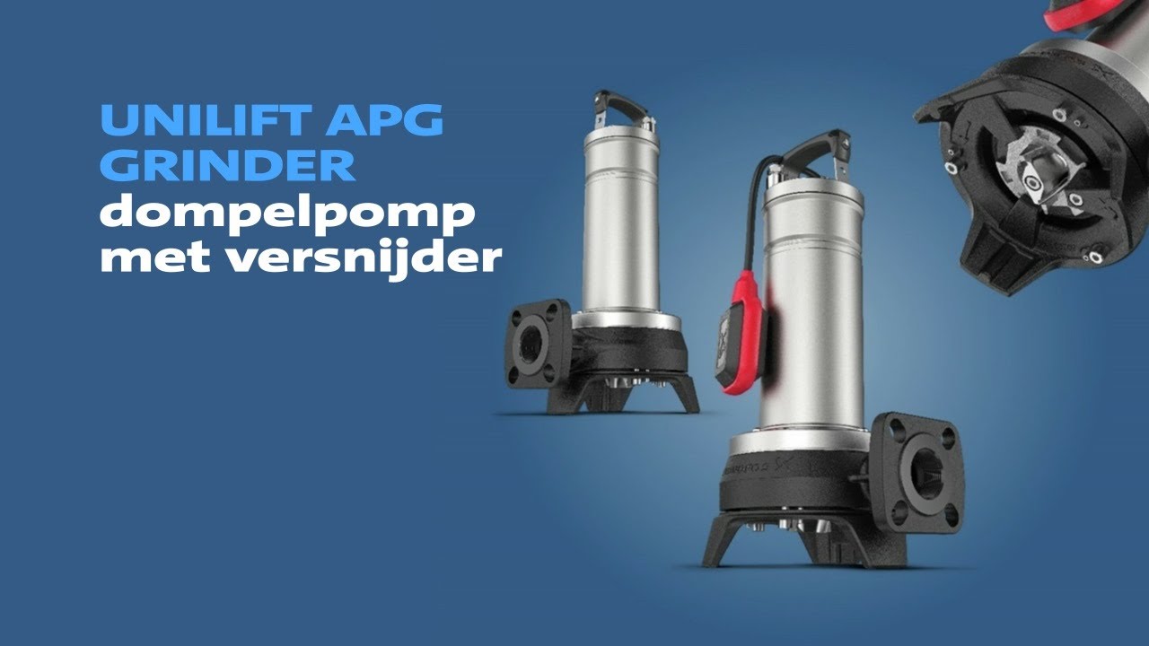 Grundfos UNILIFT APG dompelpomp met versnijder - YouTube
