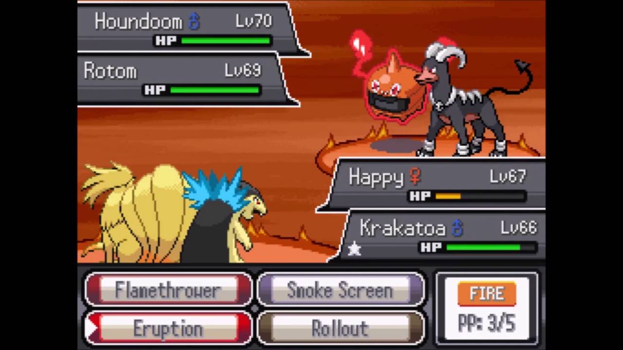 Pokemon Reborn Monofire vs Hardcore Charlotte - YouTube