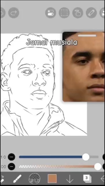 How to draw musiala #shorts - YouTube