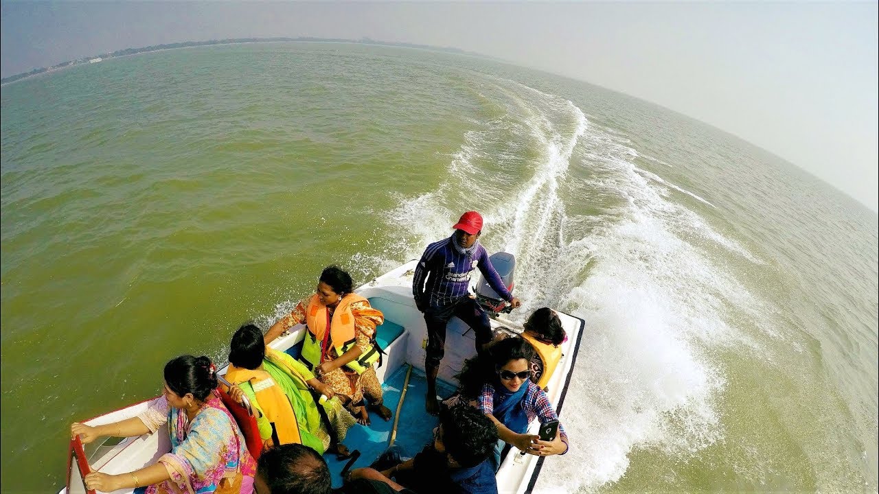 Speed Boat Riding in Kuakata Sea Beach - YouTube