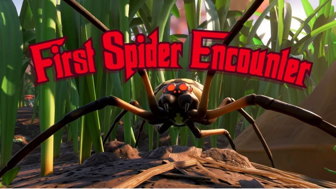 Terrifying First Spider Encounter in Grounded - YouTube