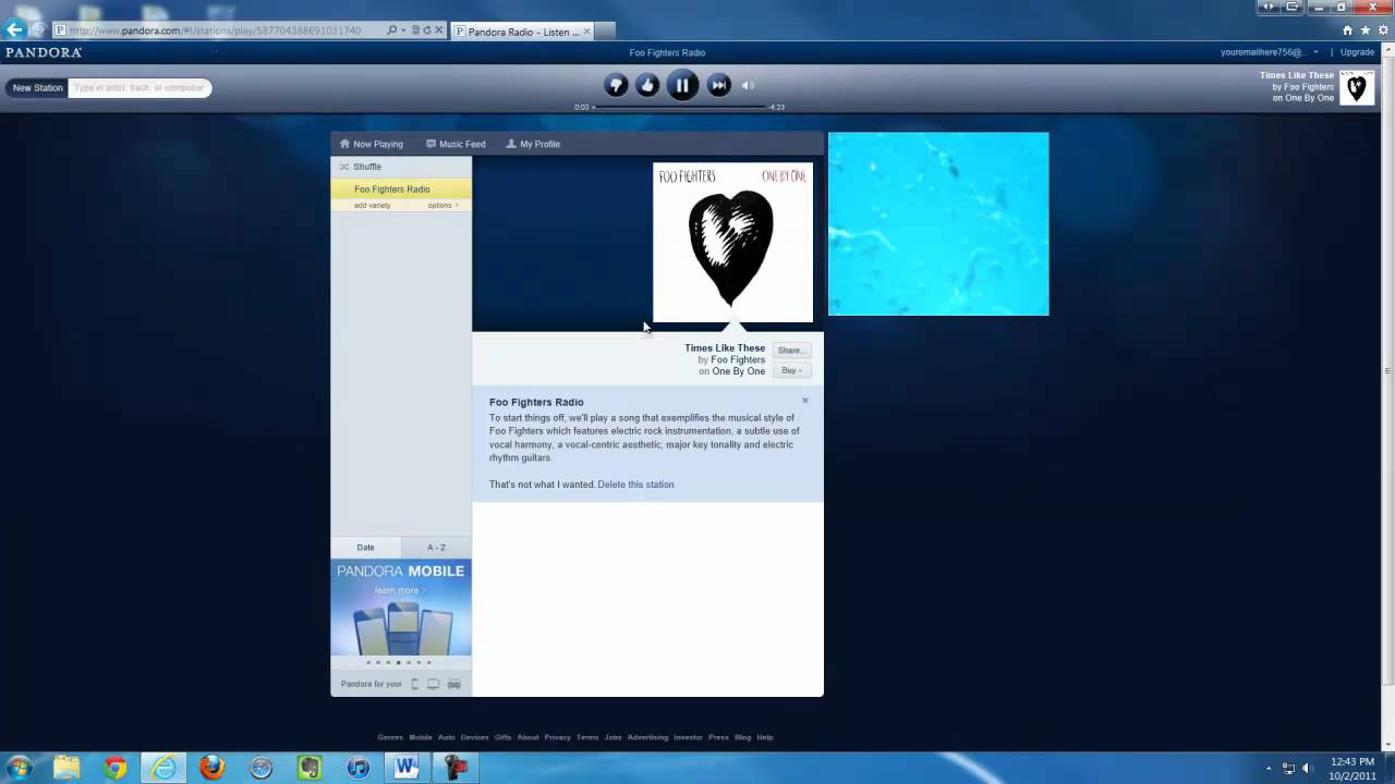 How to Use Pandora Internet Radio - YouTube