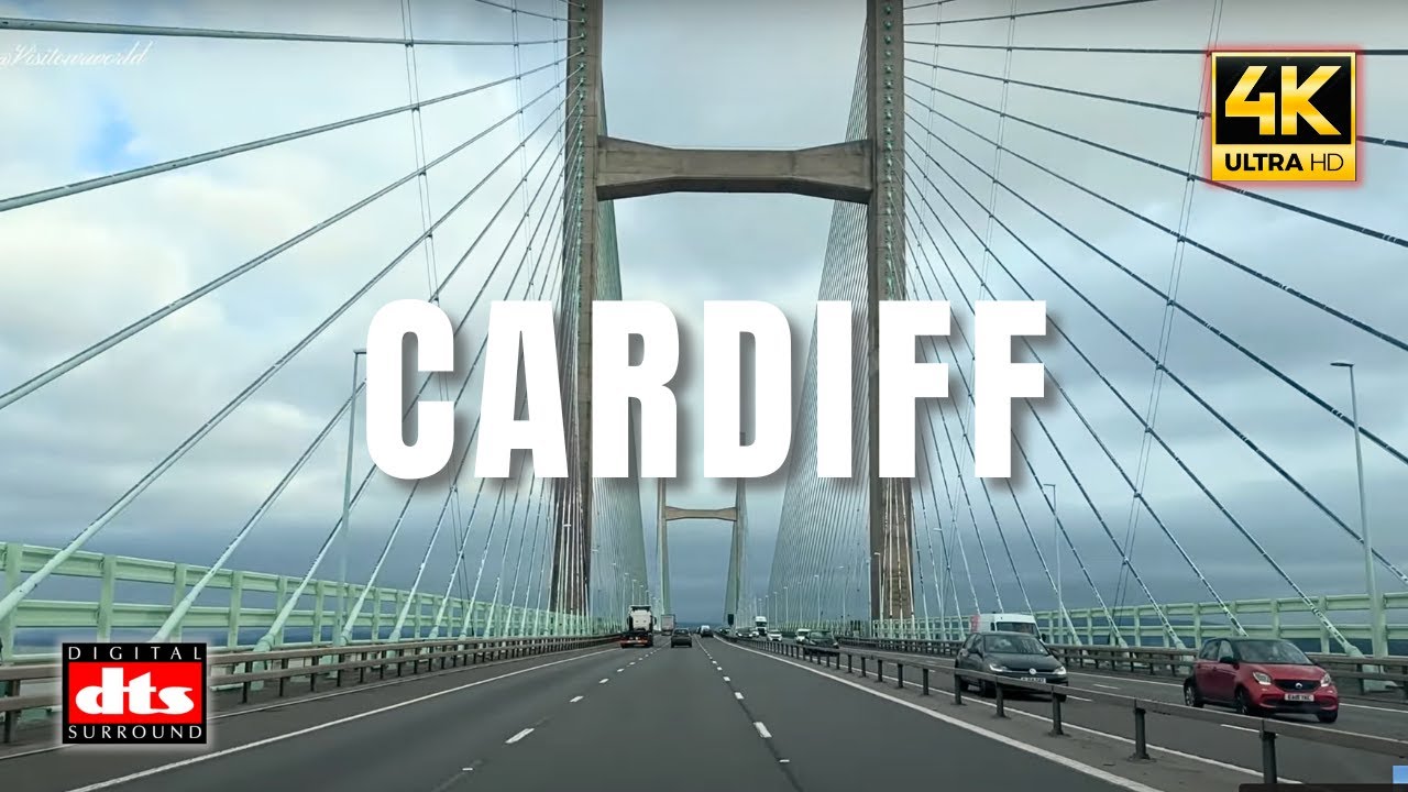 🏴󠁧󠁢󠁷󠁬󠁳󠁿 Cardiff Drive | Exploring the Welsh Capital by Car 🚘 | 4k ...
