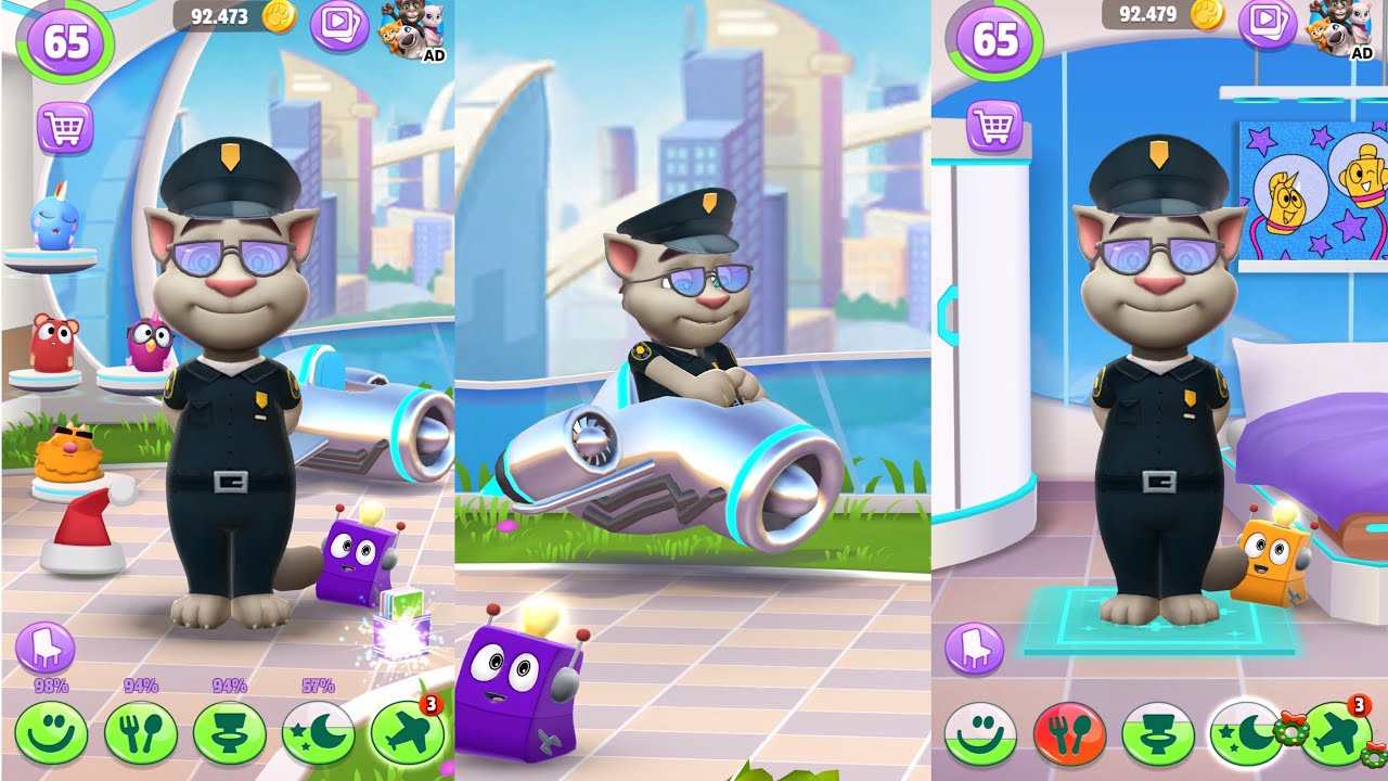 My Talking Tom 2 Police Vs My Talking Tom 2 | Tom Policeman Catch ...