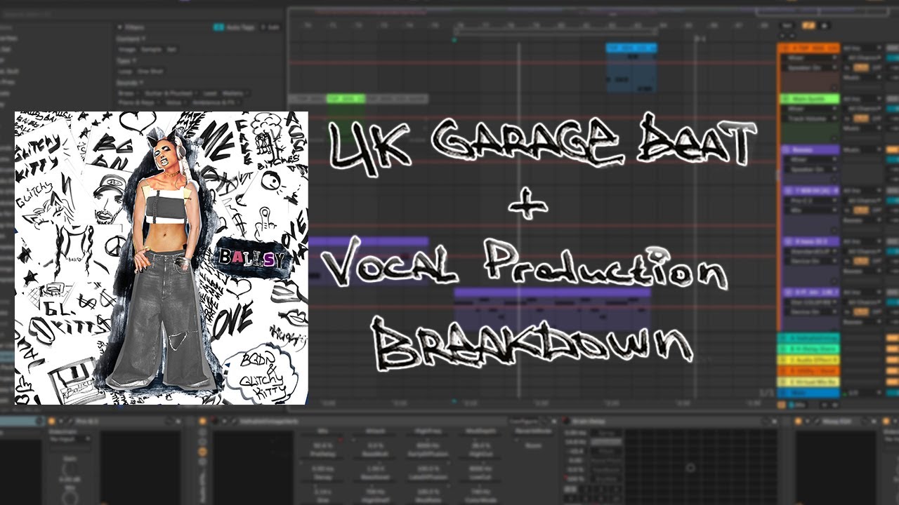 UK Garage Beat + Vocal Production Breakdown (from start to final mix ...