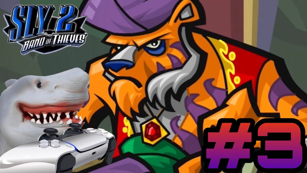 Shark Puppet plays Sly 2 BAND OF THIEVES pt 3 - YouTube