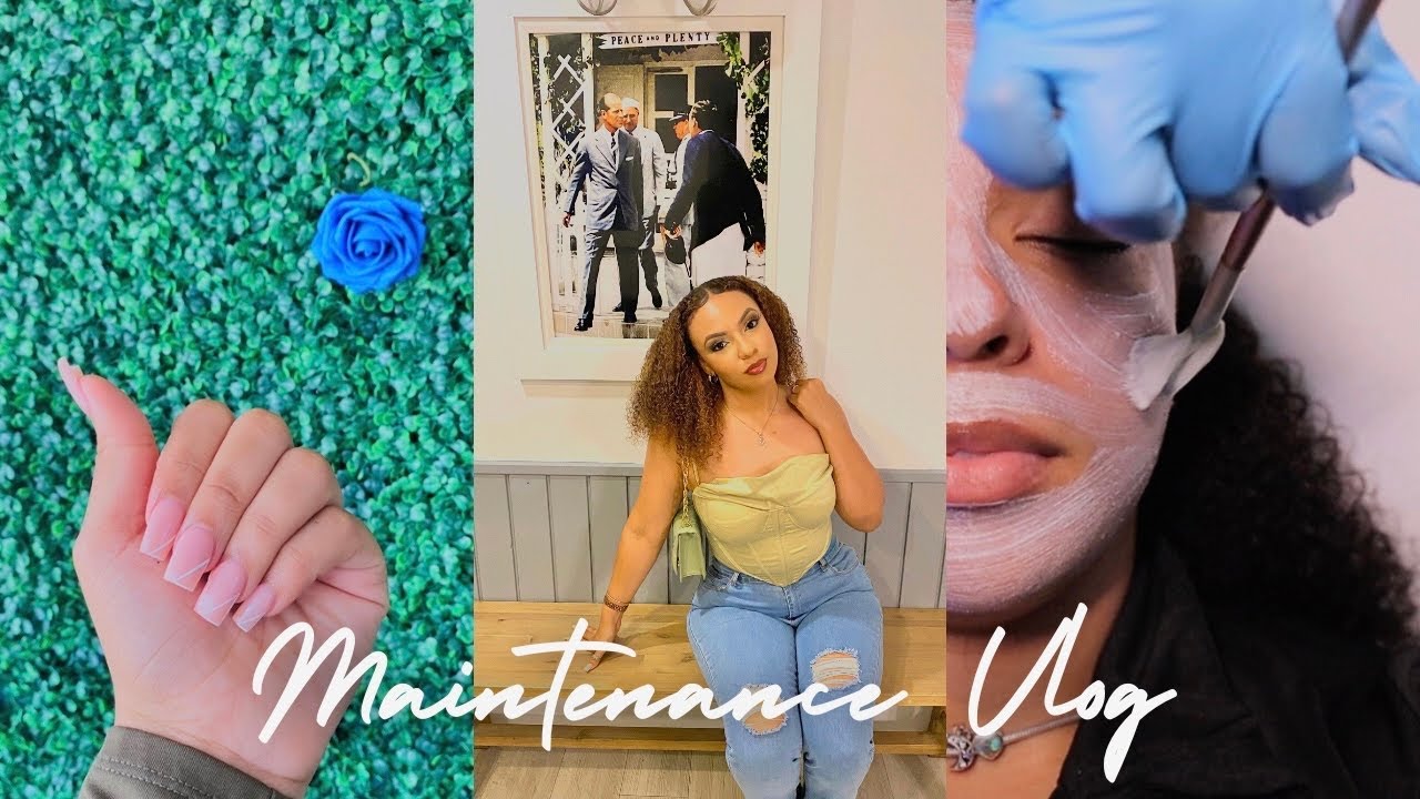 My First Full Maintenance Day Vlog Facial Hair Lashes Nails New