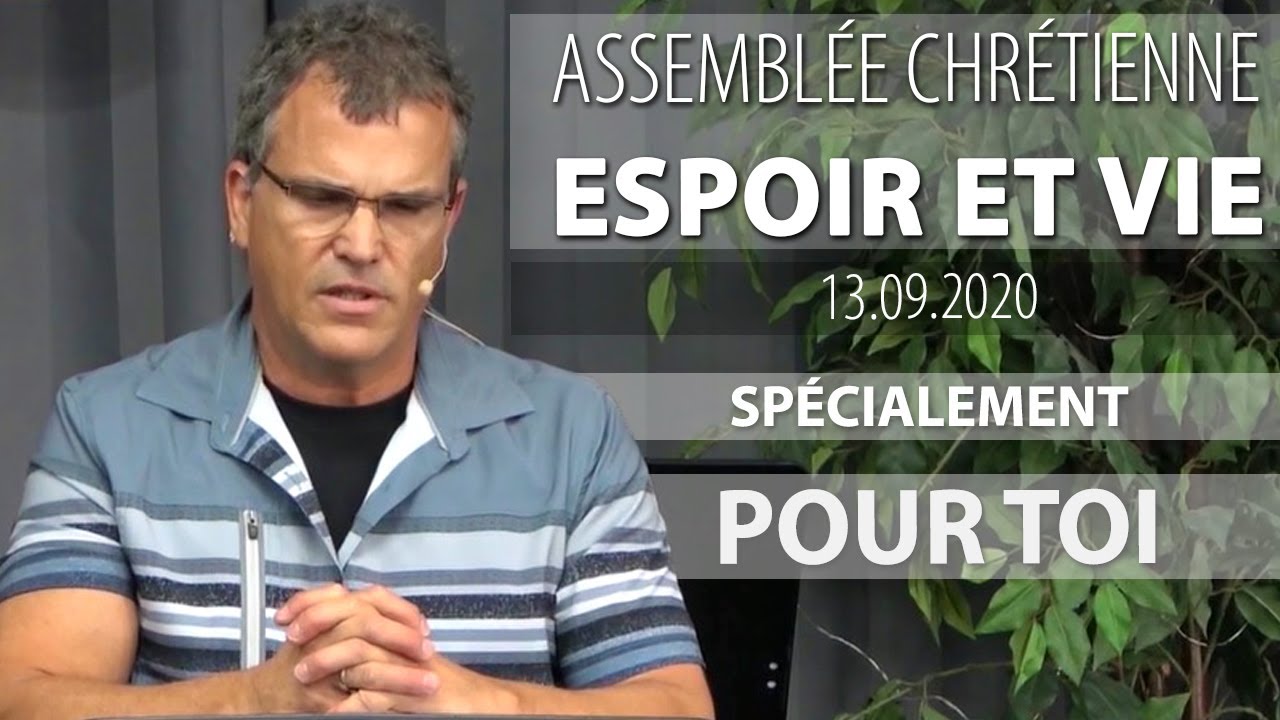 SPÉCIALEMENT POUR TOI | Prédication | Denis Thibault - YouTube