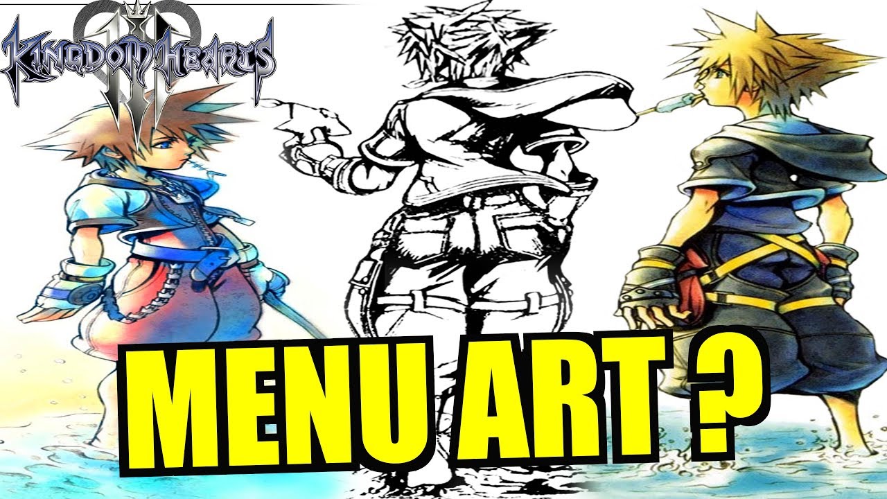 Kingdom Hearts 3 News: Menu Art Revealed ? - YouTube