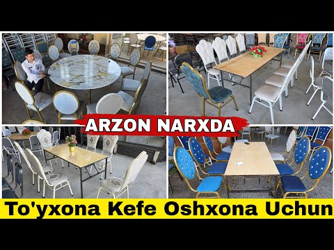 To'yxona Restoran Arenda Uchun Stol Stul Narxlari | Стол Стул Нархлари 